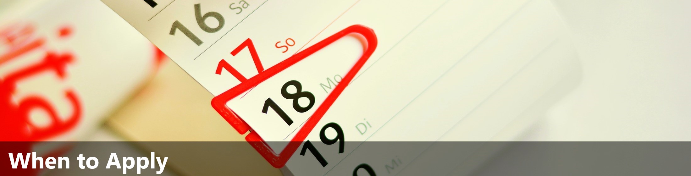 JPAE | When to apply